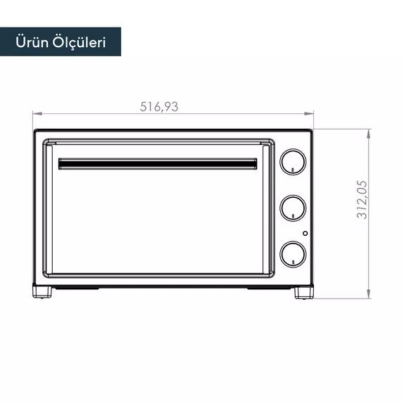 Kumtel Kf-5320 Mini Fırın – KKTC Online Alışveriş